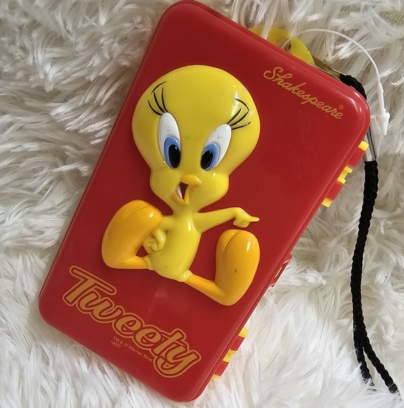Warner Bros. | Toys | Vintage Looney Tunes Tweety Bird Fishing Tackle ...